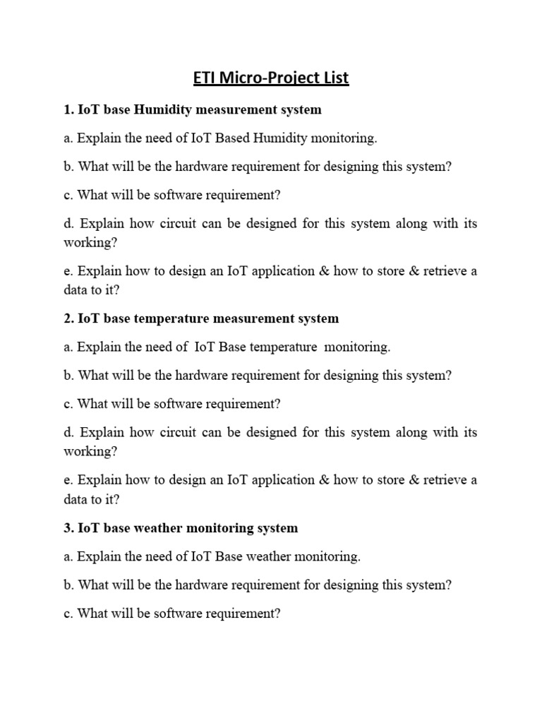 ETIMicro-project List | PDF | Internet Of Things | Digital Forensics