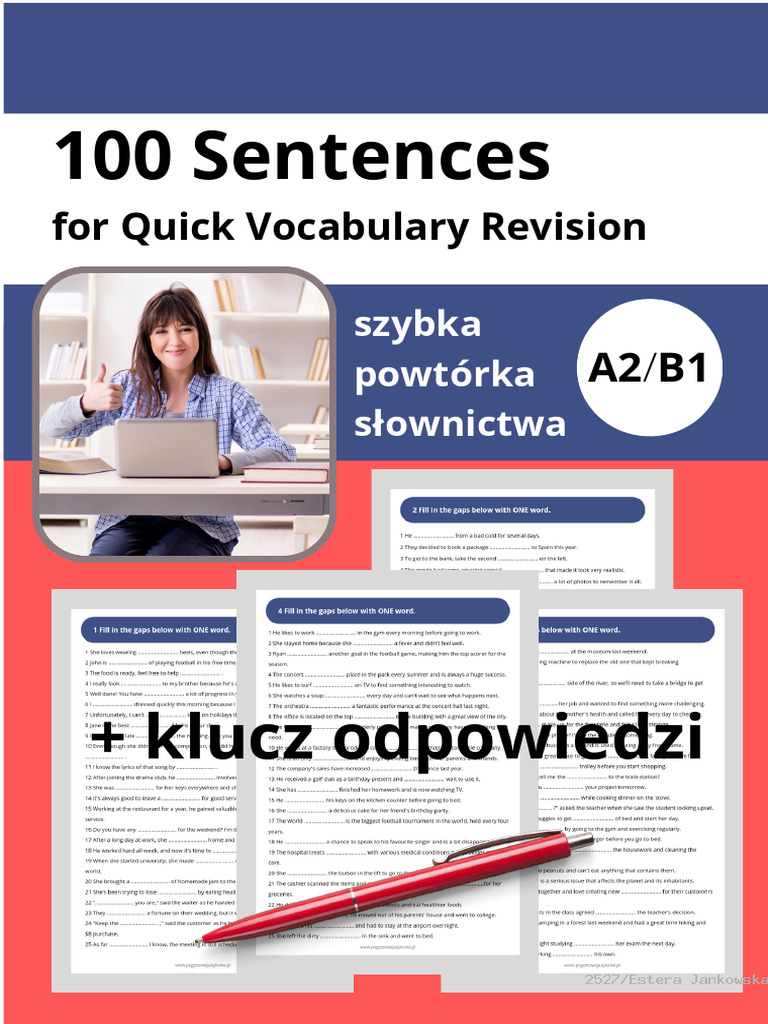 100-Sentences-for-Quick-Vocabulary-Revision_1681672232 | PDF