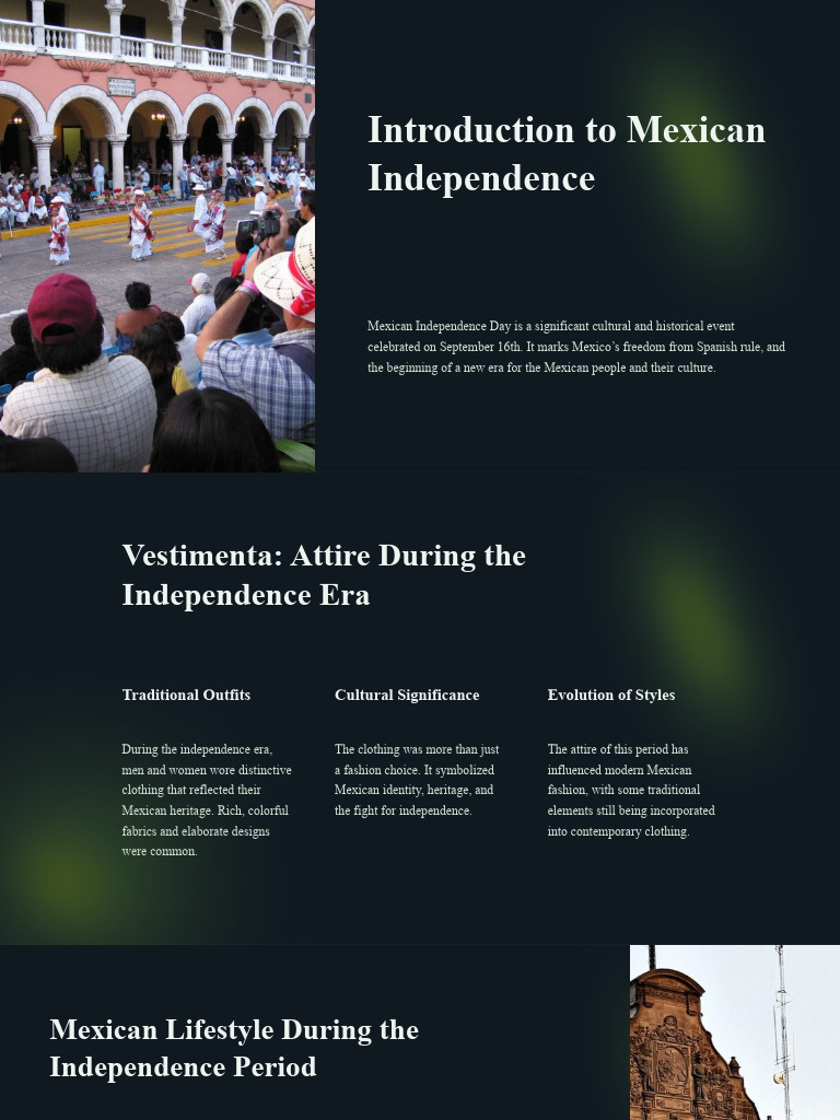 Introduction To Mexican Independence | PDF | Fashion | Mexico