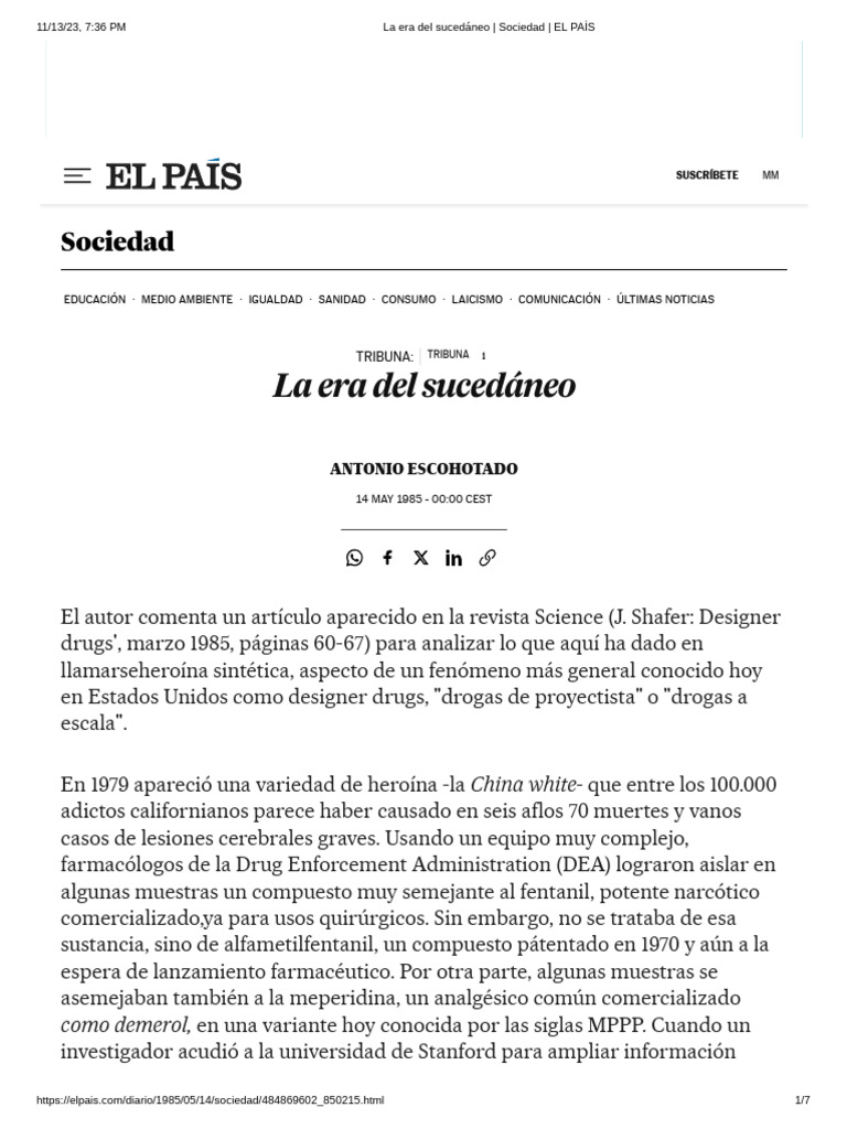 La Era Del Sucedáneo - Sociedad - EL PAÍS | Descargar gratis PDF ...
