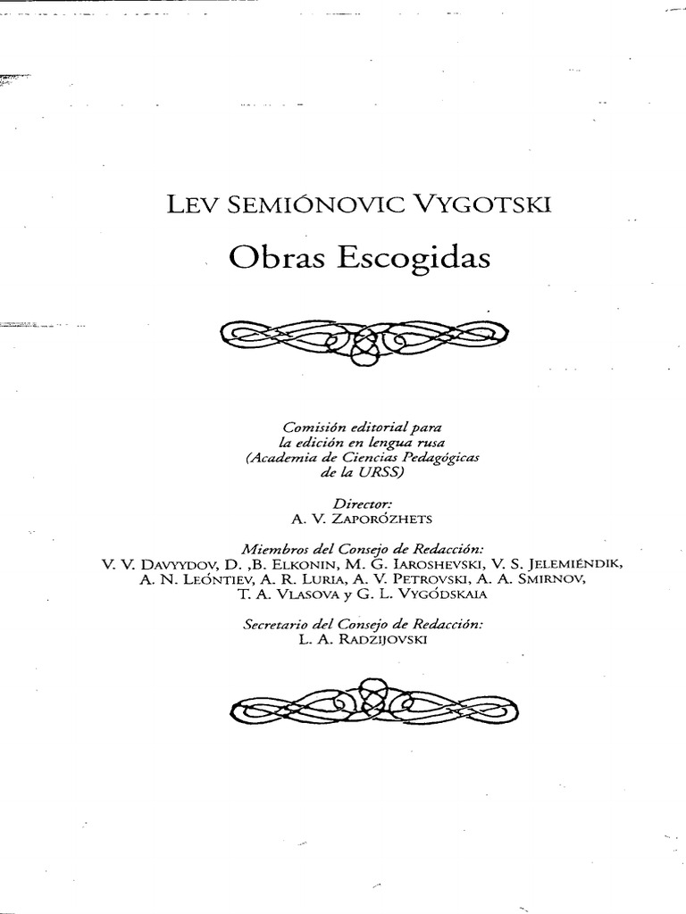 Tomo 5 - Obras Escogidas Vigotski | PDF