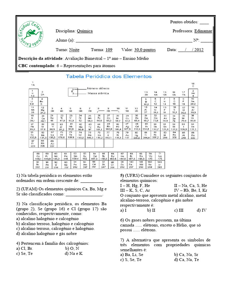 Semestral 1 Ano | PDF