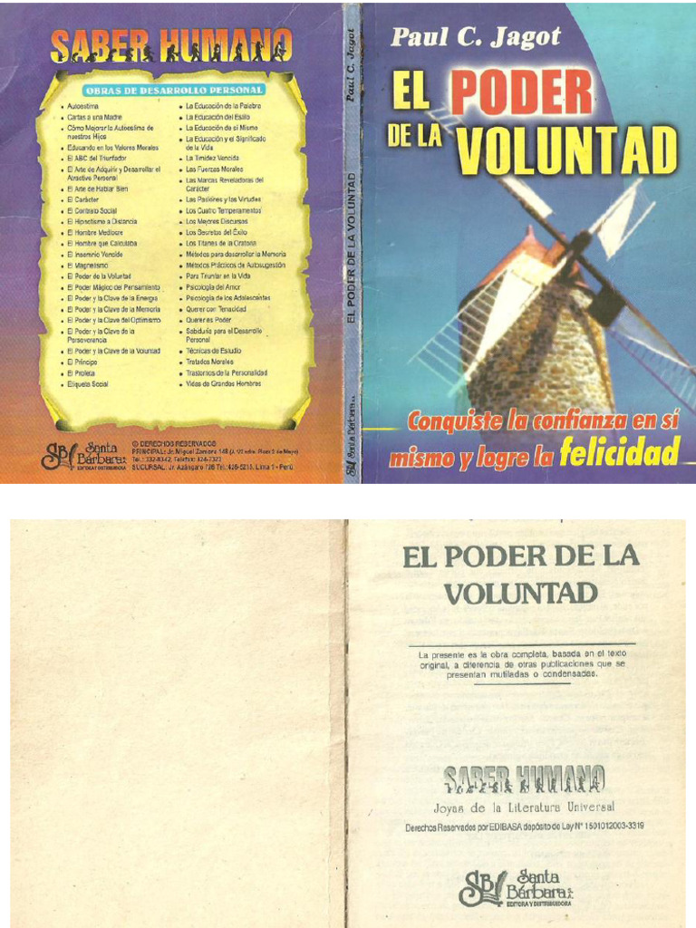 Paul Jagot El Poder de La Voluntad 3 PDF Free | PDF