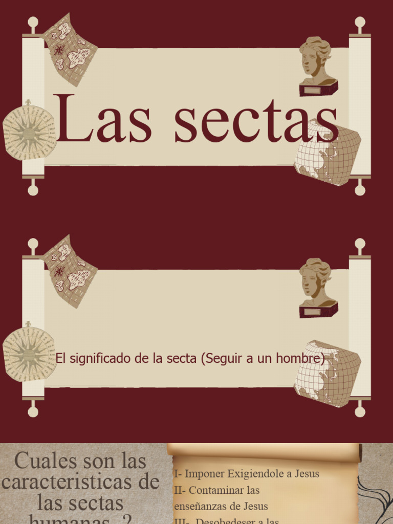 Características de las sectas religiosas | PDF | Juan el Bautista | Jesús