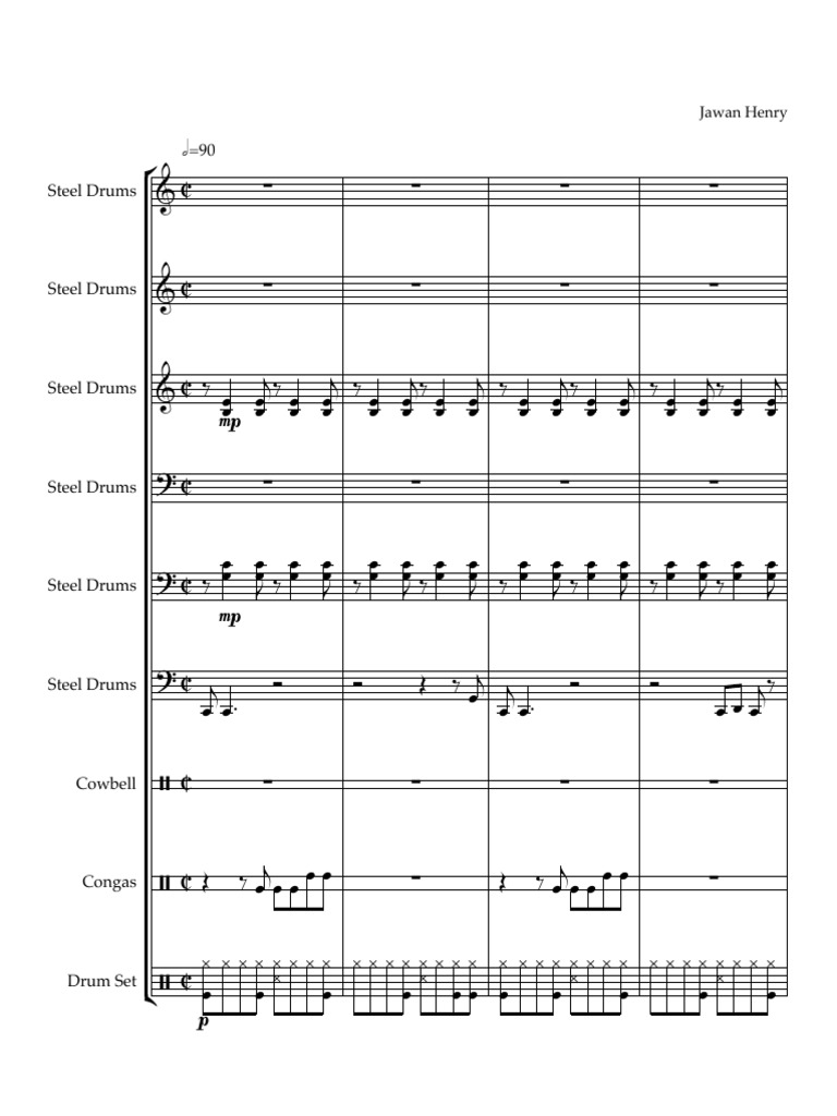 Calm - Full Score | PDF