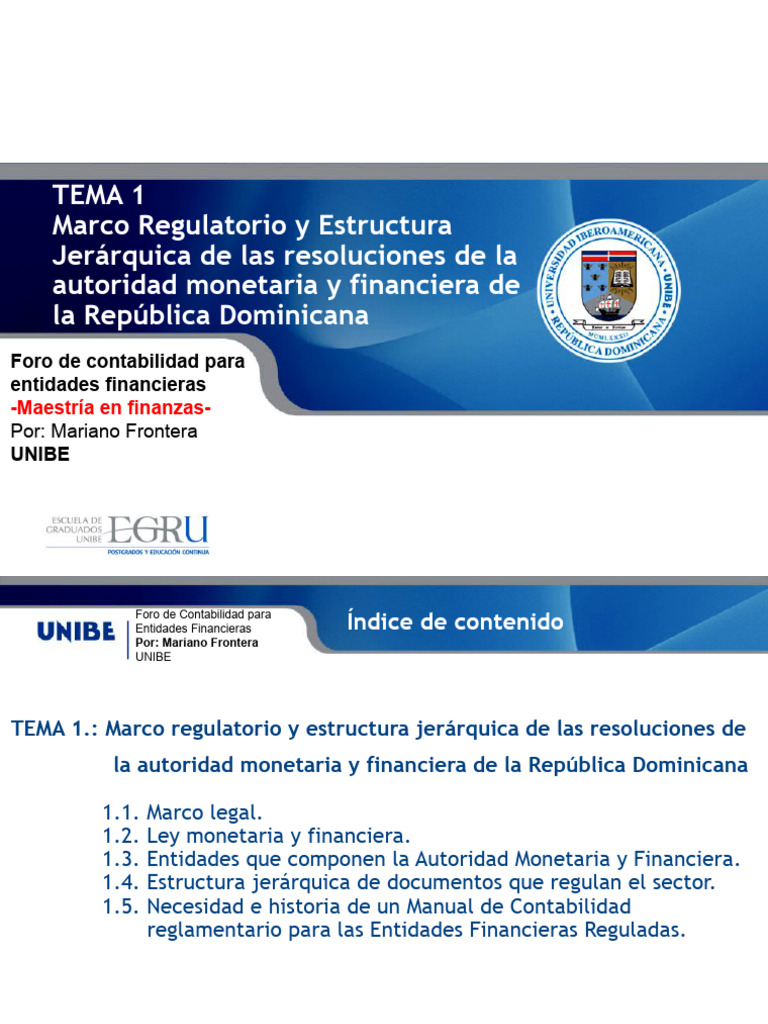 Marco Regulatorio y Estructura Jerárquica de La Autoridad Monetaria ...
