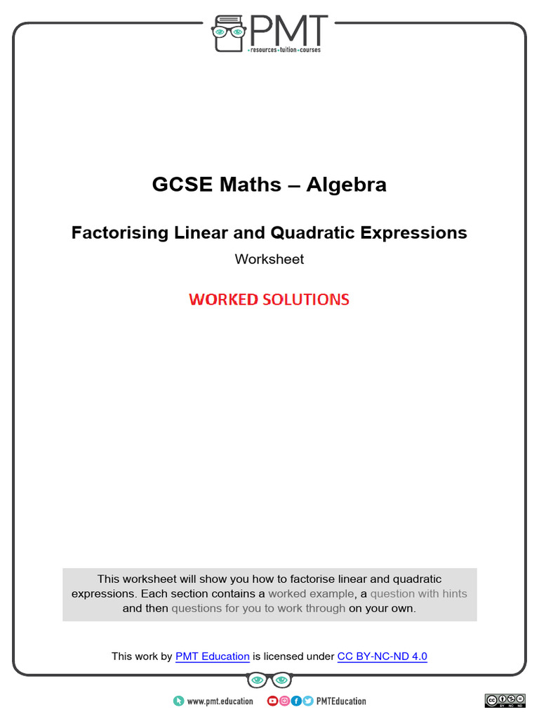 Maths Factorising | PDF | Factorization | Arithmetic