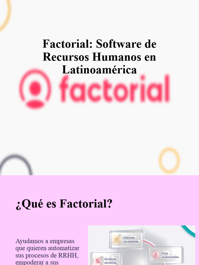 Factorial | PDF | Gestión de recursos humanos | Business