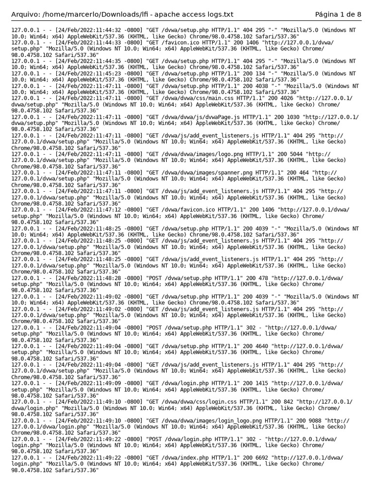 Lfi - Apache Access Logs01 | PDF | Safari (Web Browser) | Computing
