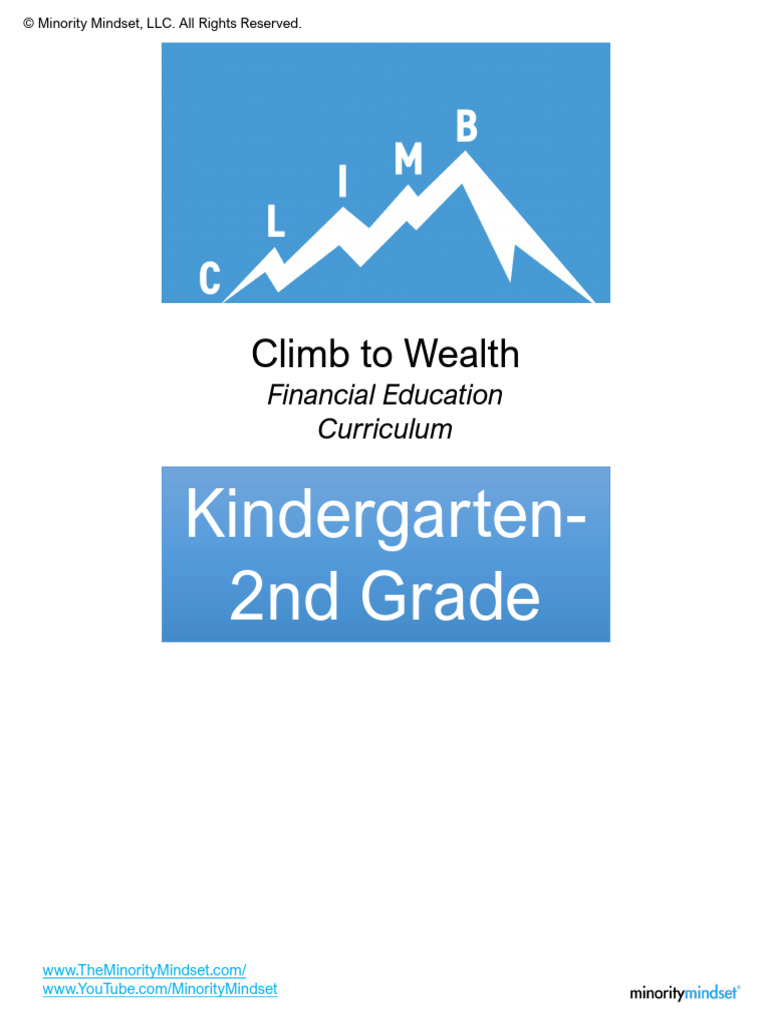 Grades K-2 - Climb To Wealth Curriculum | PDF