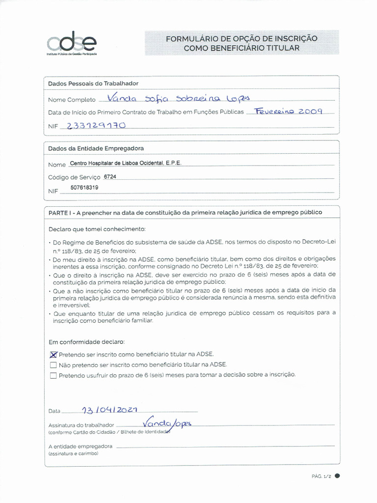 Adse | PDF