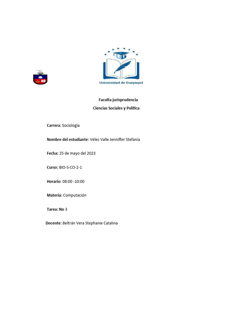 PRACTICA NO1 DE OPERACIONES COMBINADAS EST (1) Tarea Compu | PDF