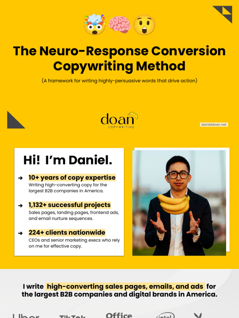 DCG - The Neuro-Response Conversion Copywriting Method | PDF | Insular ...