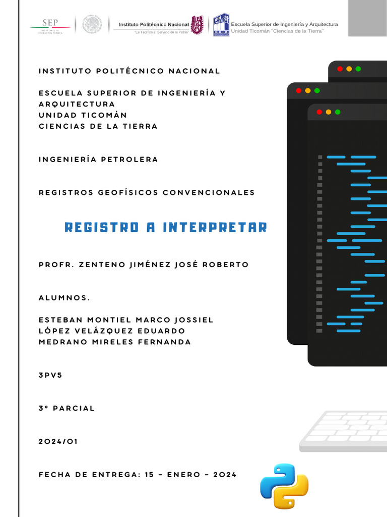 Registro Interpretar | PDF | Python (lenguaje de programación) | Software