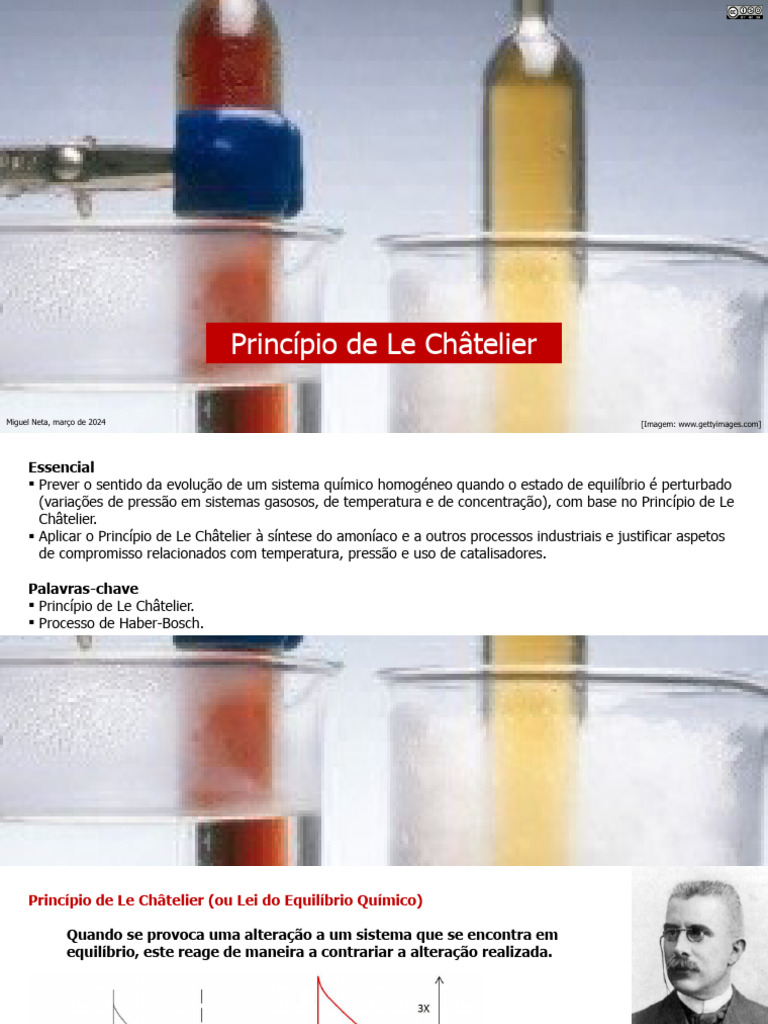 11ano-Q-1-2-3-principio-de-Le-Chatelier | PDF | Equilíbrio químico | Física Aplicada e ...