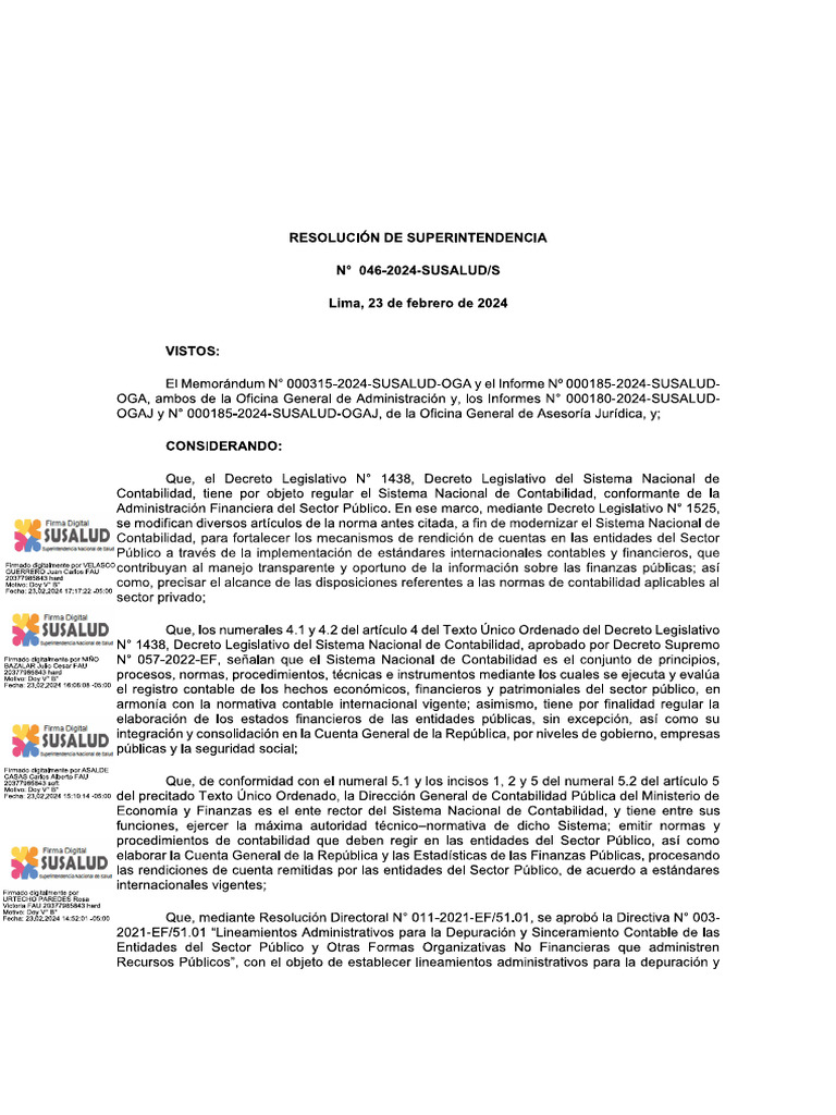 046-2024-SUSALUD | PDF