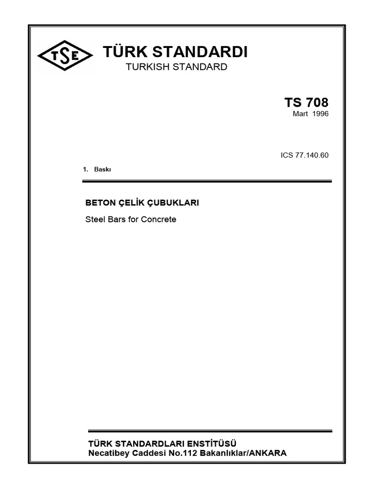 TS 708 Mart 1996 | PDF