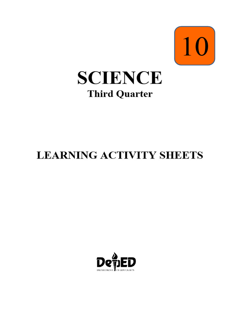 Science 10 LAS Quarter 3 | PDF