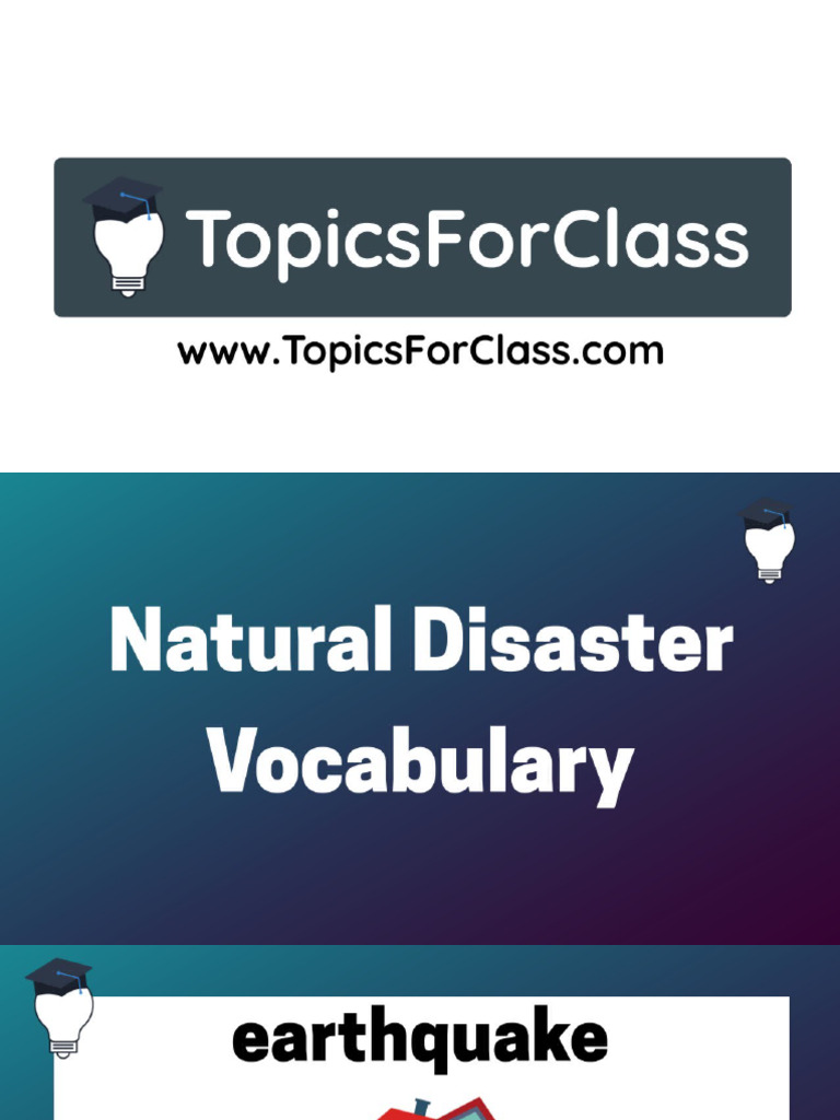 Natural Disasters PowerPoint | PDF