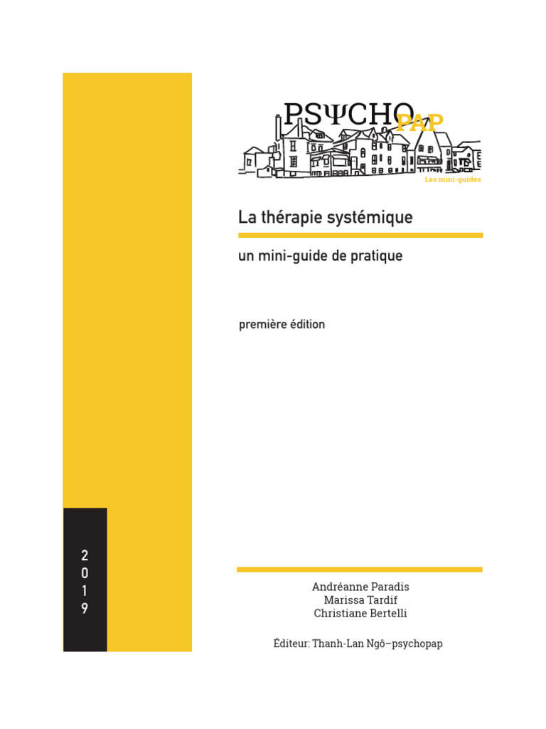 Mini-guide de thérapie systémique | PDF | Psychothérapie | la communication