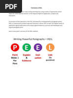 PEEL Paragraph Writing Guide | PDF | Argument | Essays