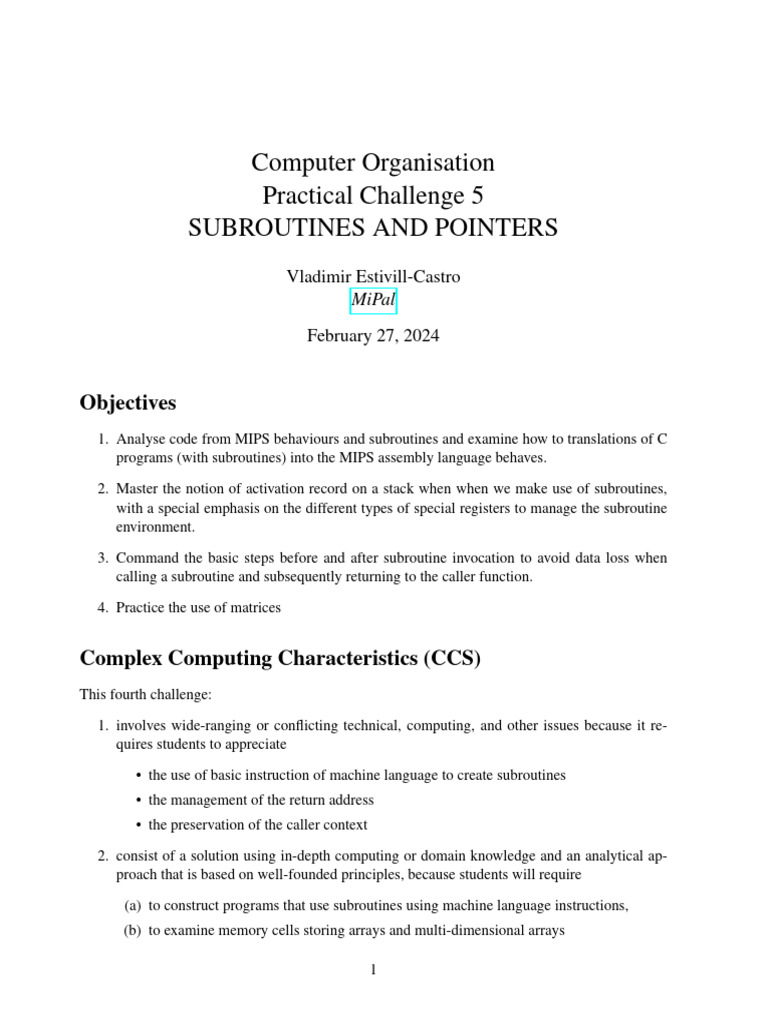 Lab 05 | PDF | Pointer (Computer Programming) | Computer Engineering