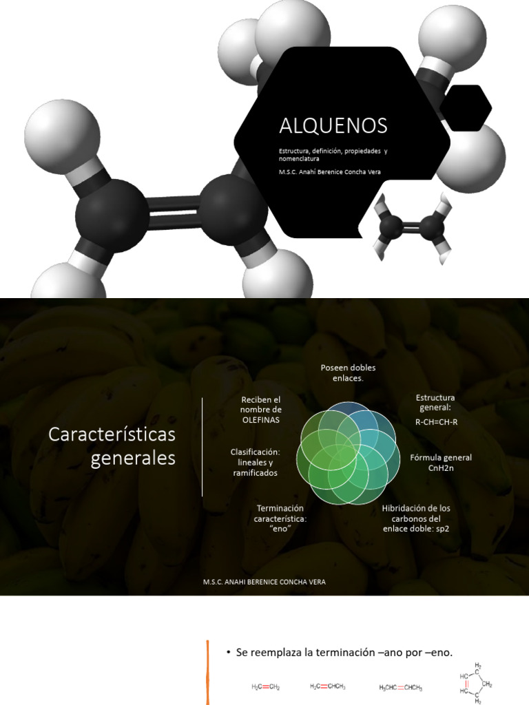 Alquenos: Estructura y Nomenclatura | PDF | Alqueno | Hidróxido
