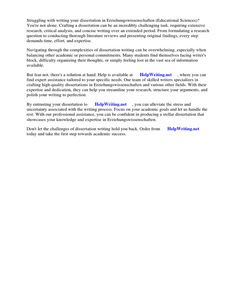 Expose Dissertation Erziehungswissenschaften | PDF | Thesis | Science