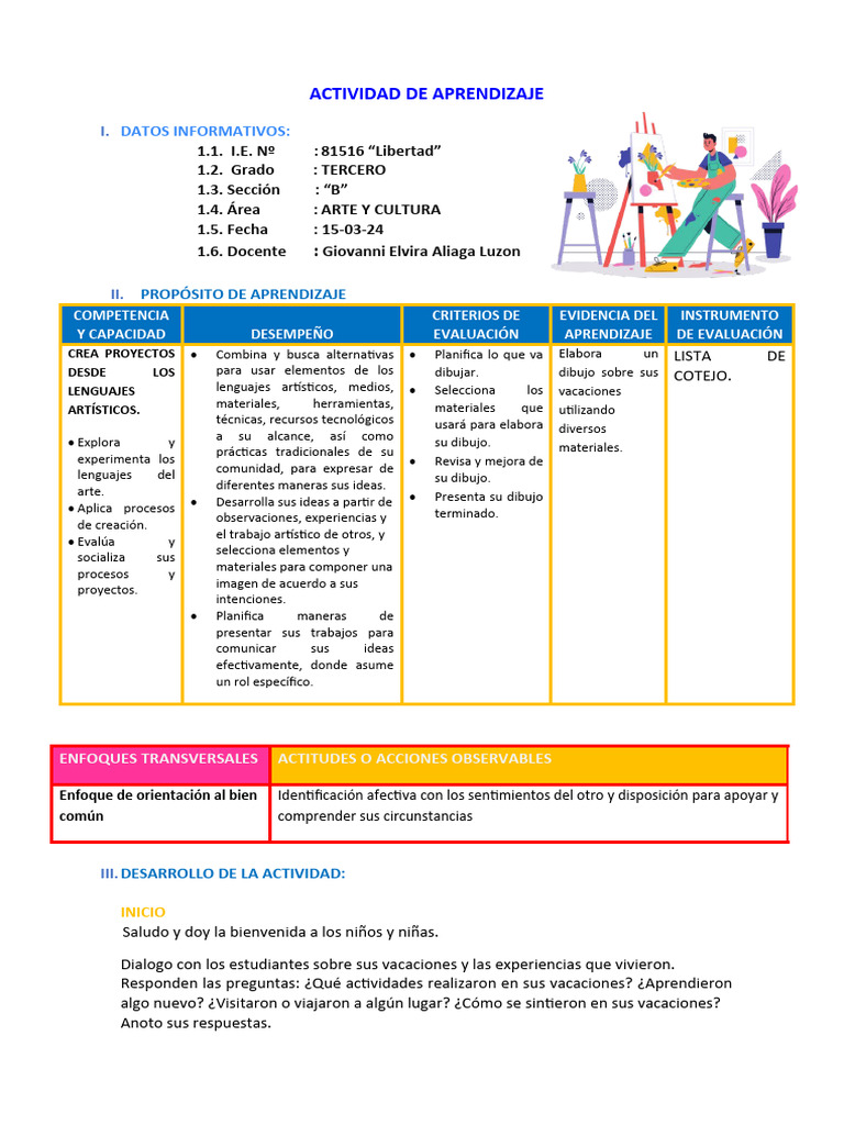 Actividad4 Unidad00 | PDF | Evaluación | Aprendizaje