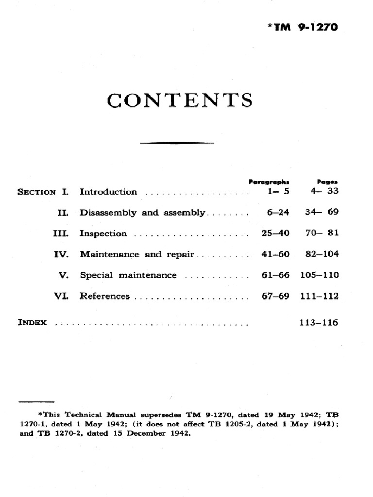 Springfield Rifles TM 9-1270 | PDF