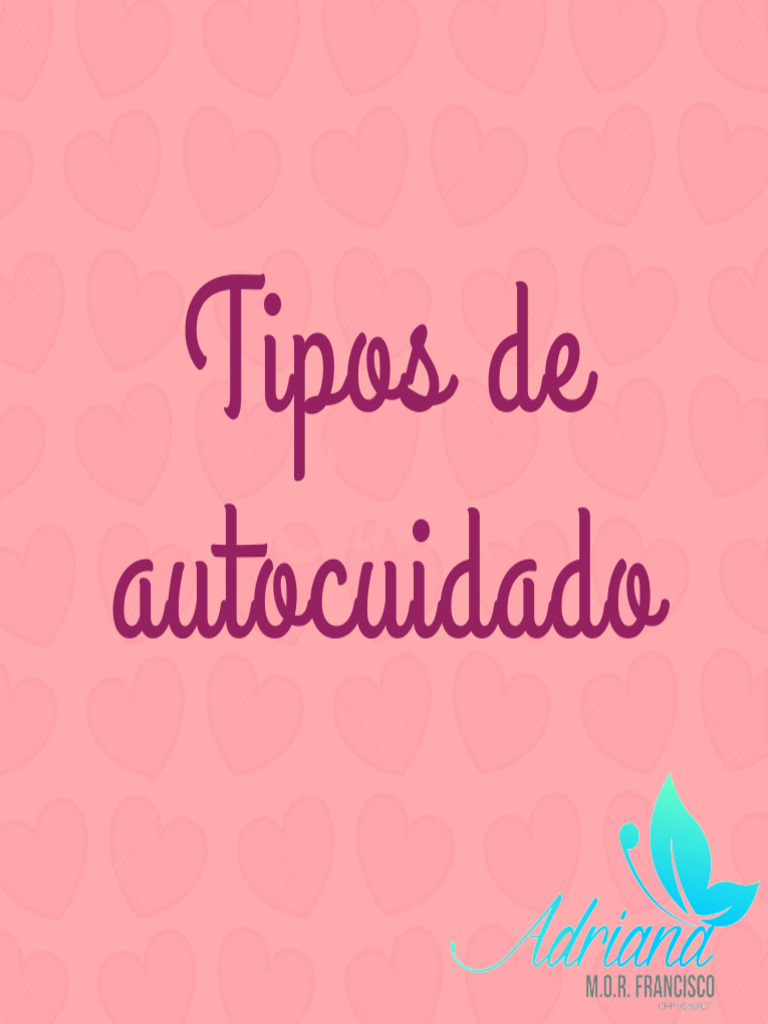 Tipos de autocuidado | PDF