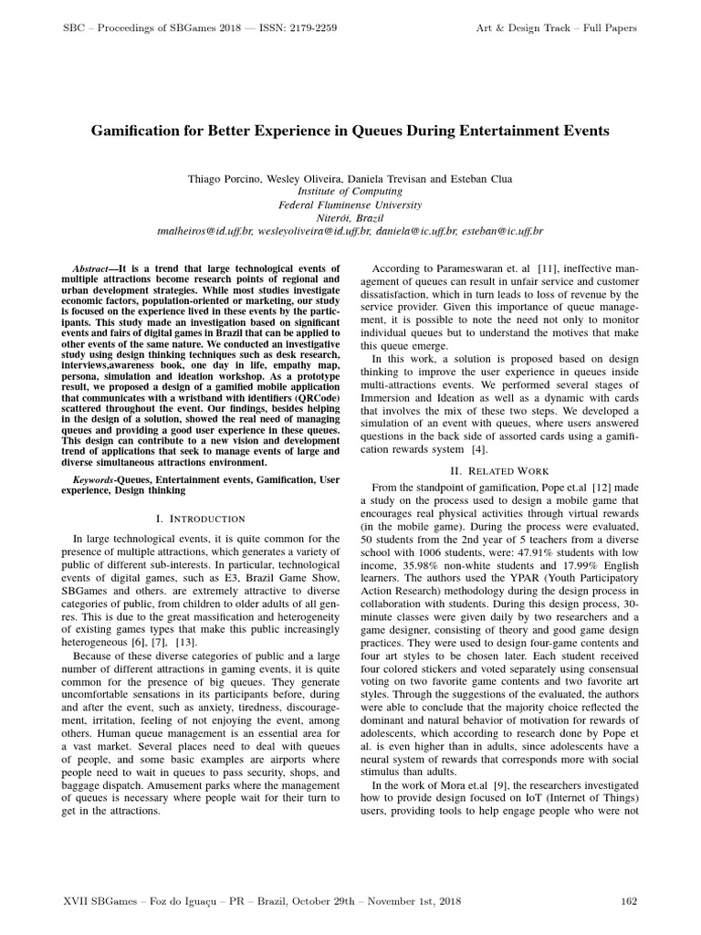 Dokumen - Tips - Gamification For Better Experience in Queues During Study Using Design Thinking ...