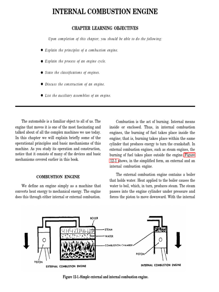 Internal Combustion Engine Explained | PDF | Internal Combustion Engine | Engines