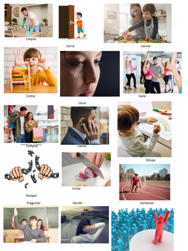 Verbos Comunes en la Escuela | PDF