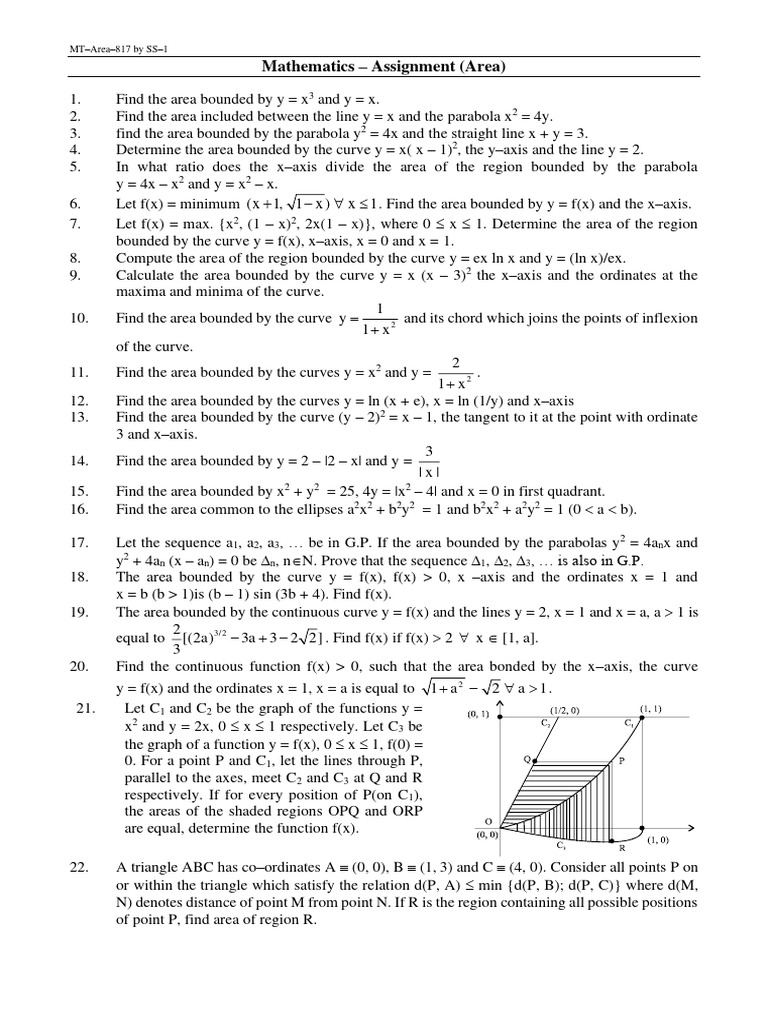 Area Pdf Area Mathematical Concepts