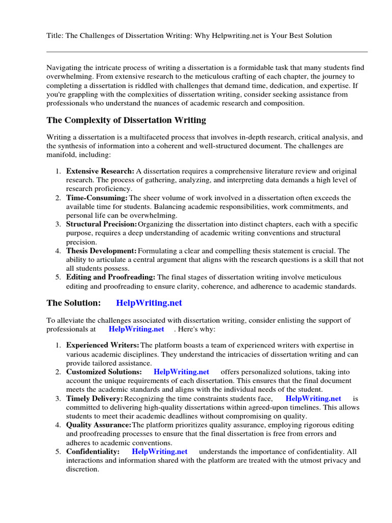 Dissertation Science | PDF | Thesis | Science