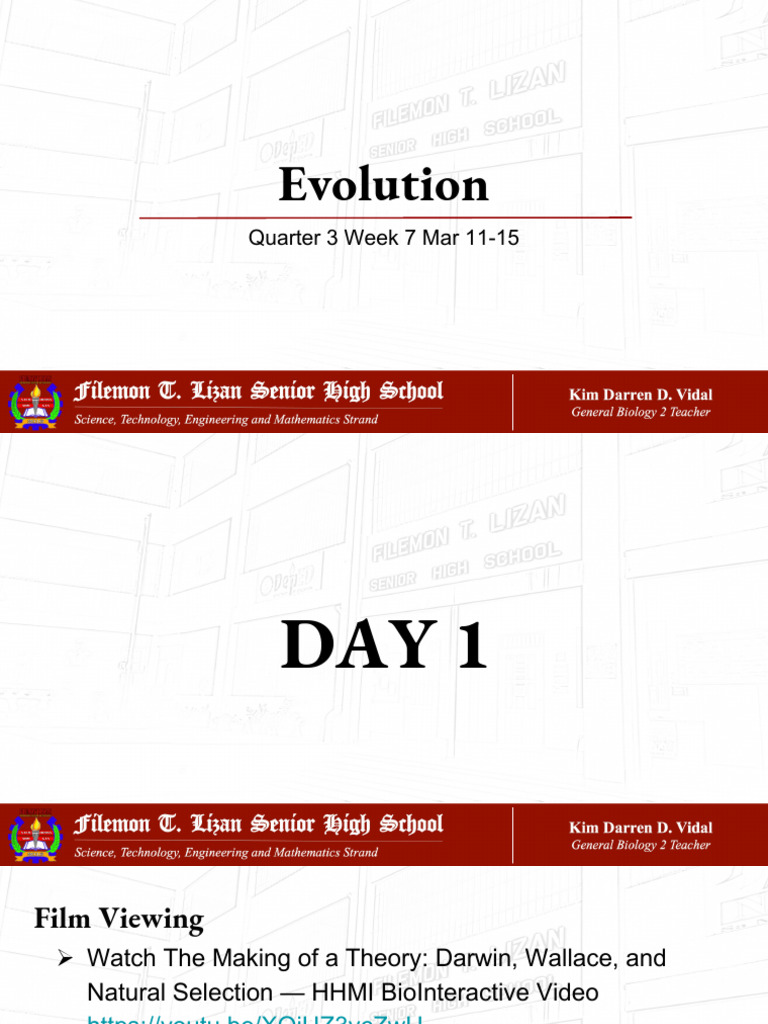 4 Evolution_Lecture Slides | PDF | Natural Selection | Hybrid (Biology)