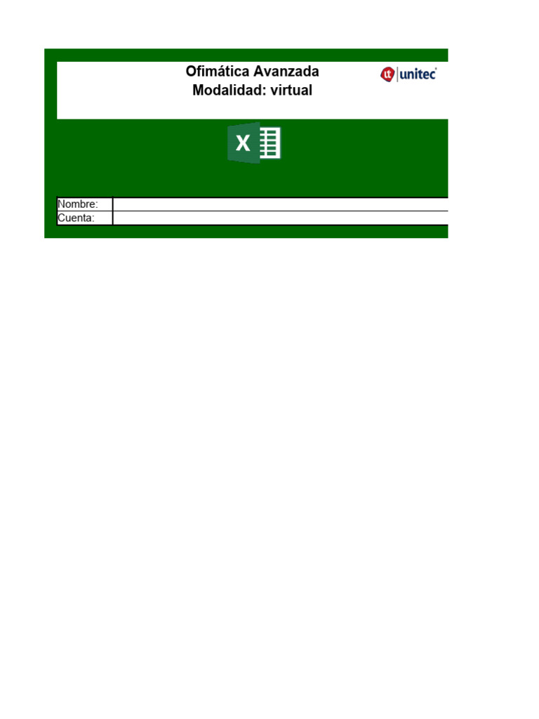 Examen de Reposición Del II Parcial - Excel | PDF | Ciencias de la ... Examen de Reposición Del II Parcial - Excel | PDF | Ciencias de la ...