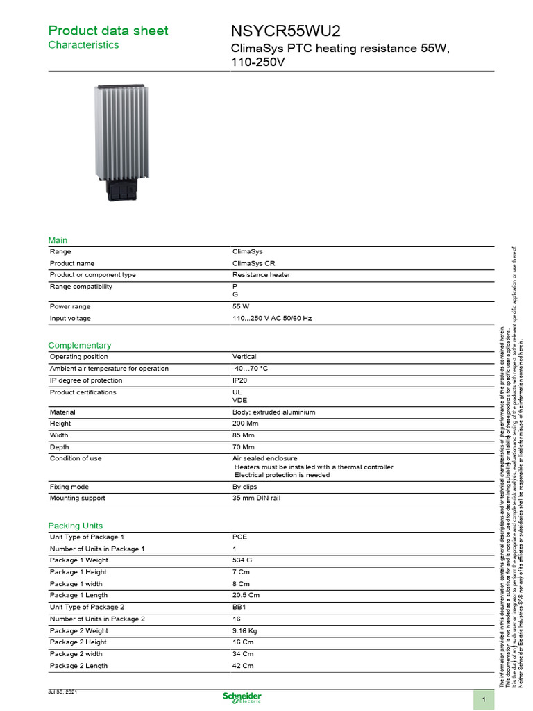 NSYCR55WU2 DATASHEET WW en-WW | PDF | Physical Sciences | Electricity