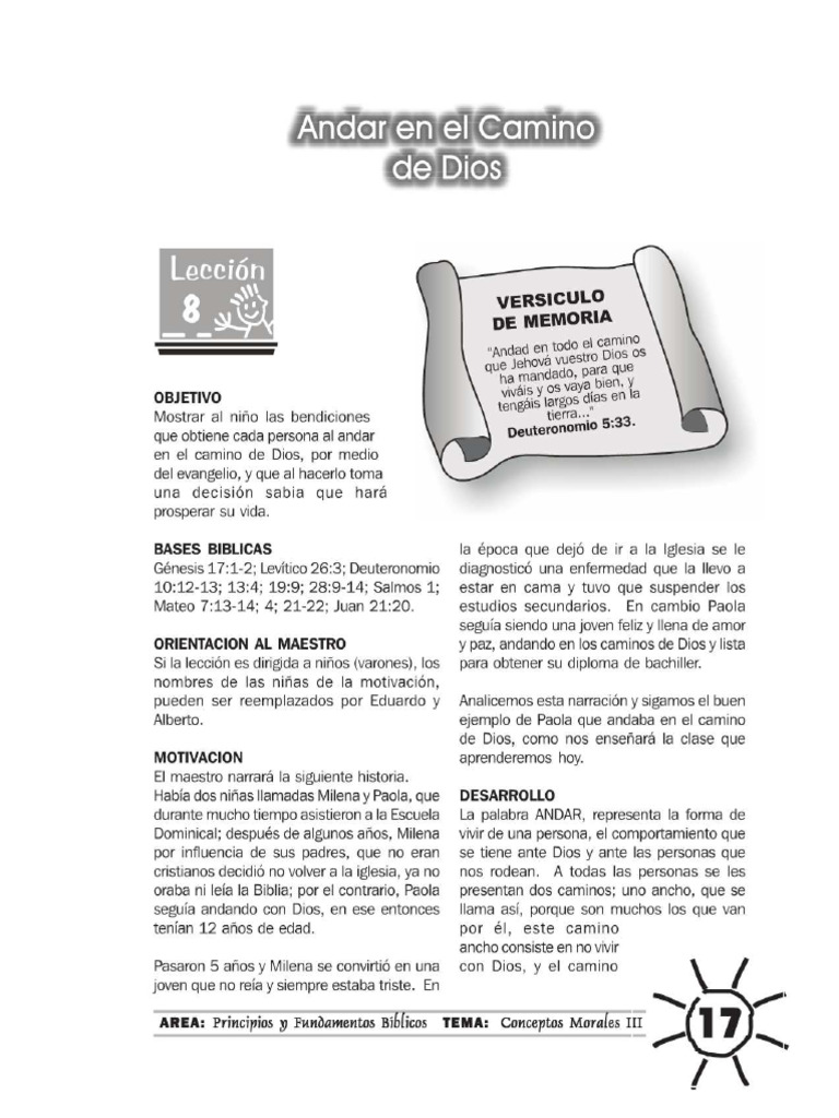 andar en el camino de Dios | PDF