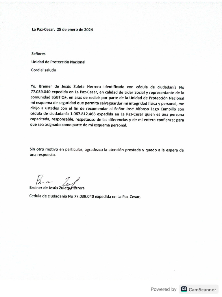 carta unp 2024 | PDF