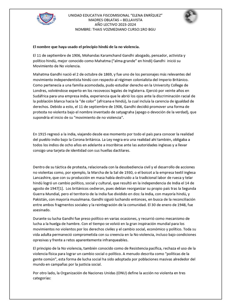 Hindu | PDF | Mahatma Gandhi