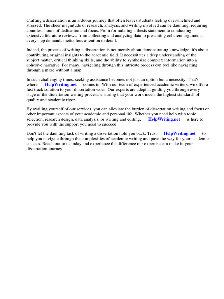 Fast Track Dissertation | PDF