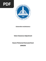 Valve Adjustment Procedure Guide | PDF | Transportation Engineering ...