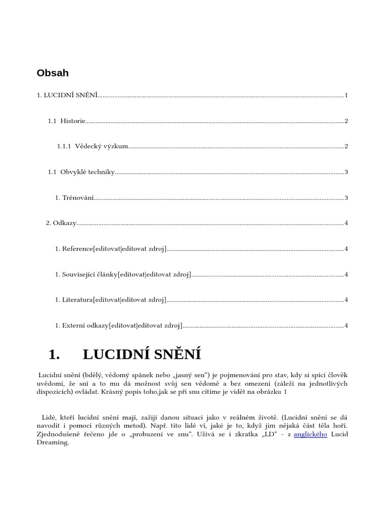 Lucidní Snění | PDF