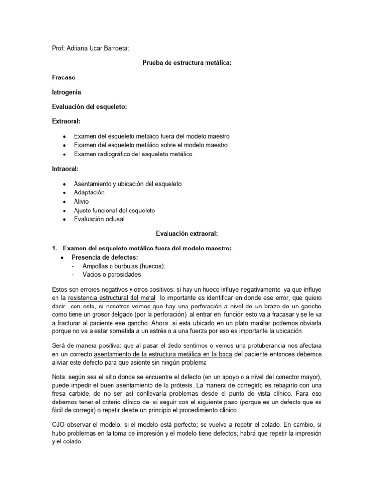 Estructura Metálica PPR | PDF | Dentadura postiza