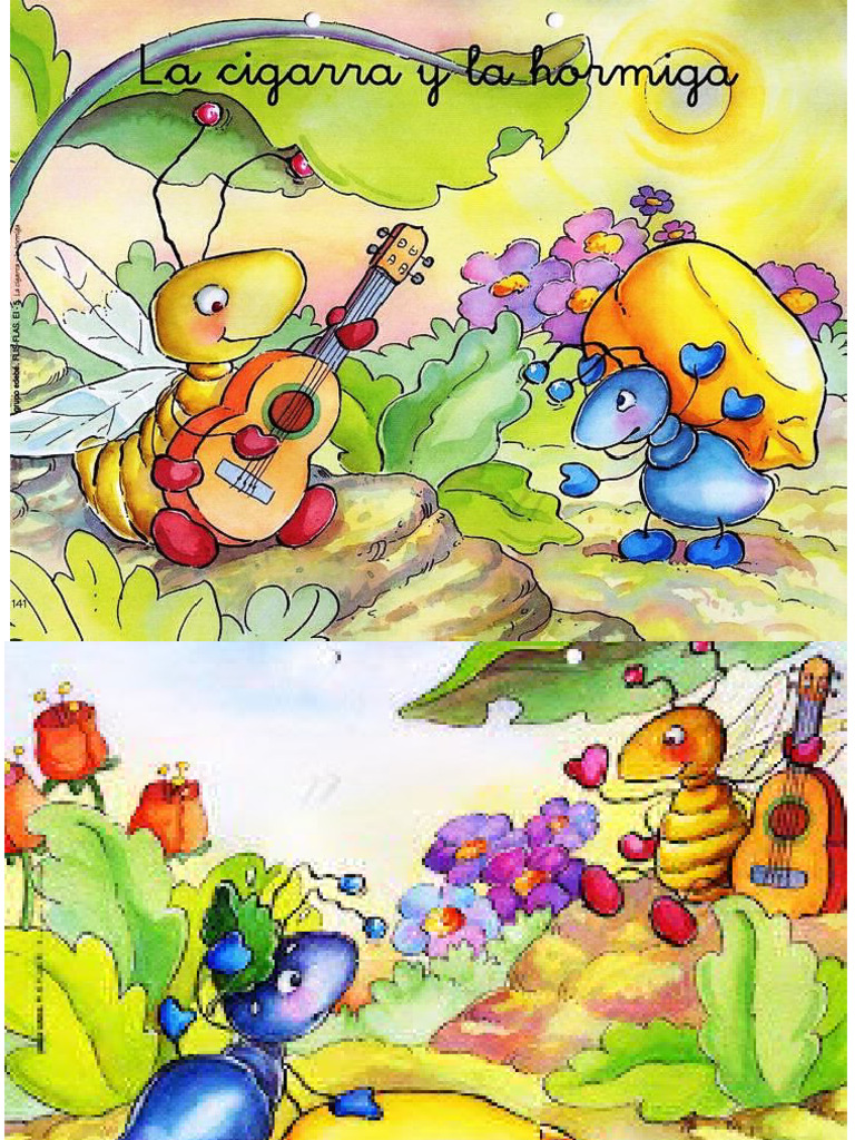 Fabula La Cigarra y La Hormiga | PDF