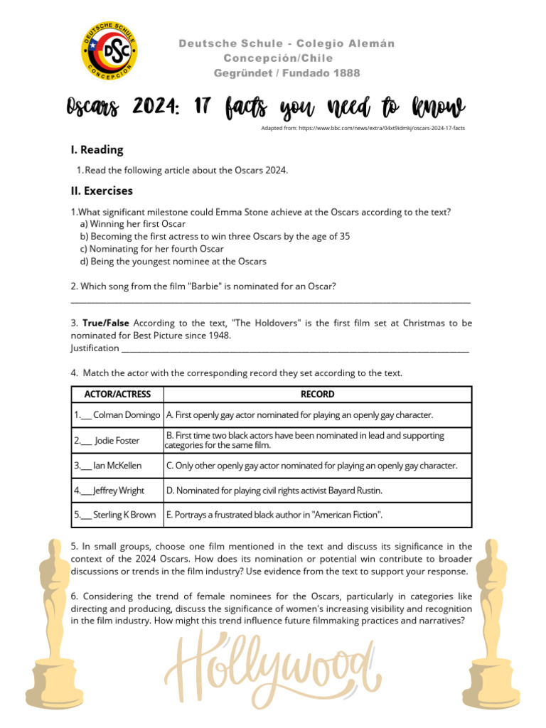3M Verbs and Tenses | PDF | Academy Awards