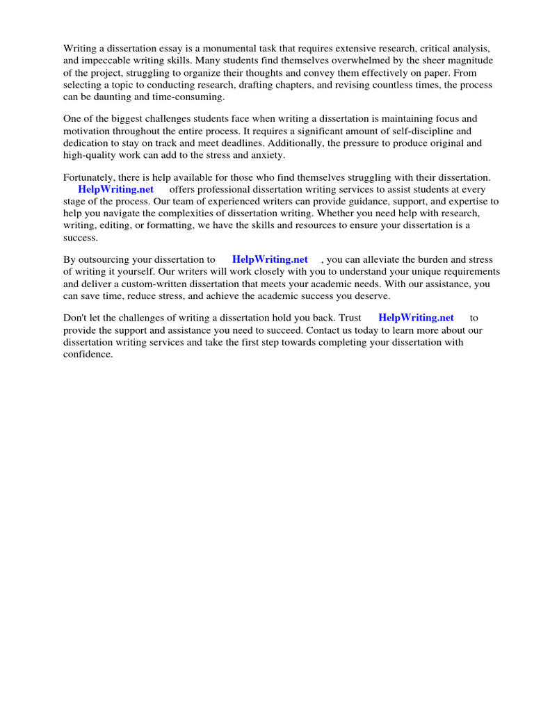 Dissertation Writing Support Services | PDF | Career & Growth