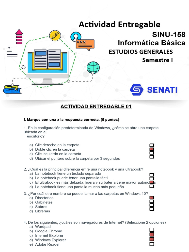 Sinu-158 - Actividad Entregable 1 | PDF | Hardware de la computadora | Informática